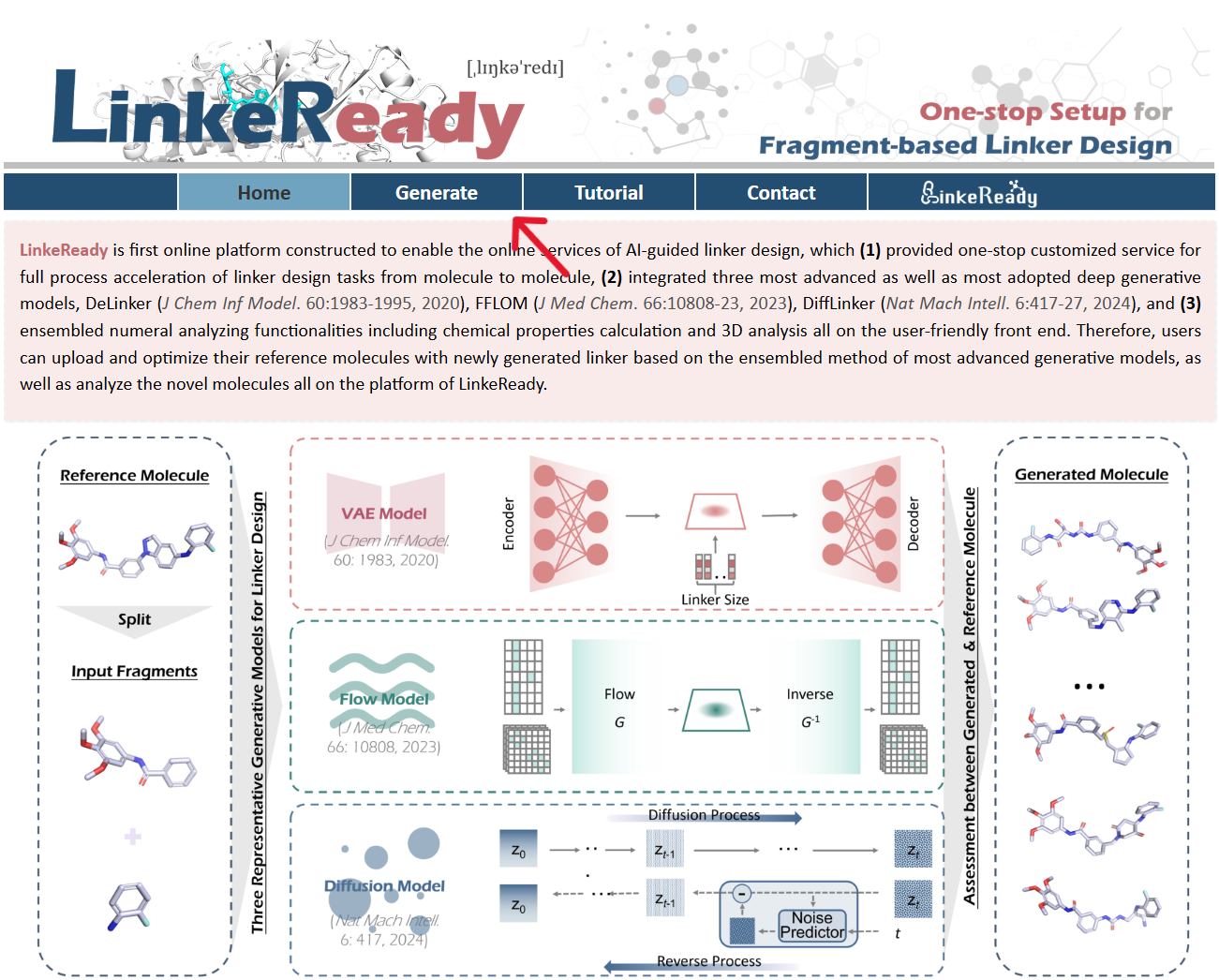 LinkeReady: One-stop Setup for Fragment-based Linker Design